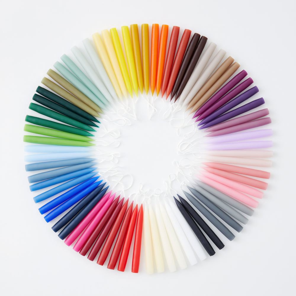 Box of 10 Candles - Taper Mini - Off White